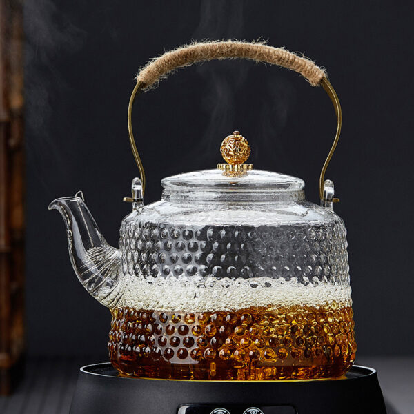 1000ml Large Capacity Boiling Glass Teapot - Vmara Glass