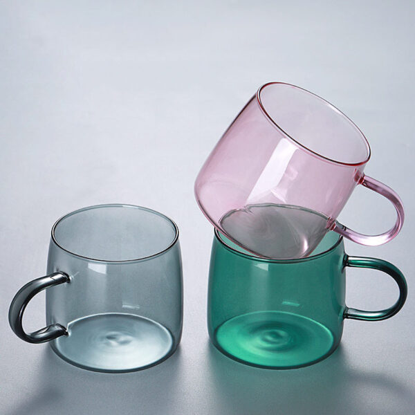 Colored Borosilicate Glass Mugs - Vmara Glass