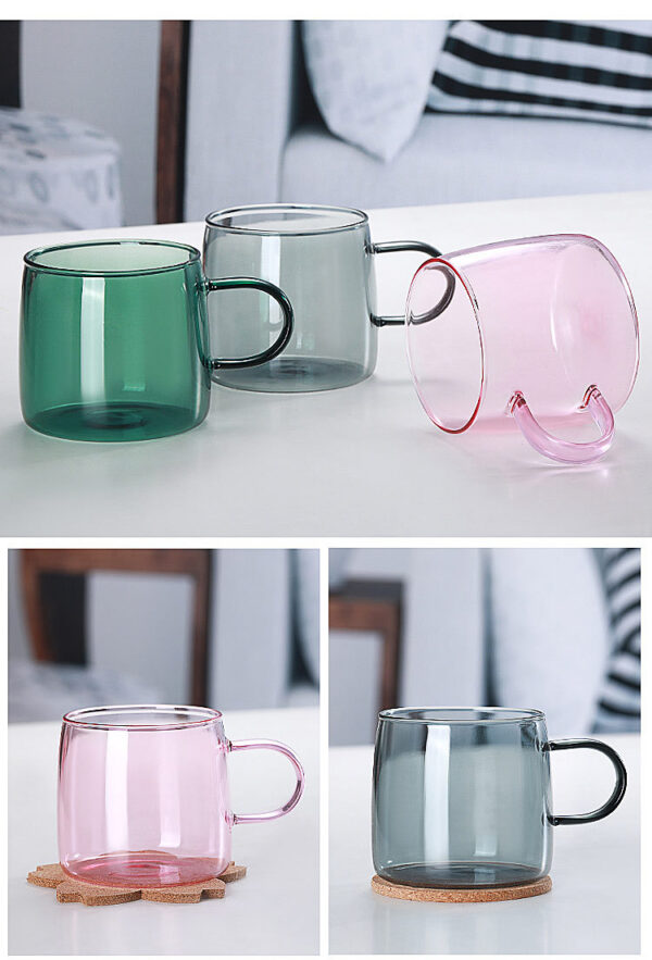 Colored Borosilicate Glass Mugs - Vmara Glass