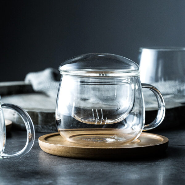 Premium Heat Resistant Borosilicate Glass Infuser Mug Factory - Vmara Glass